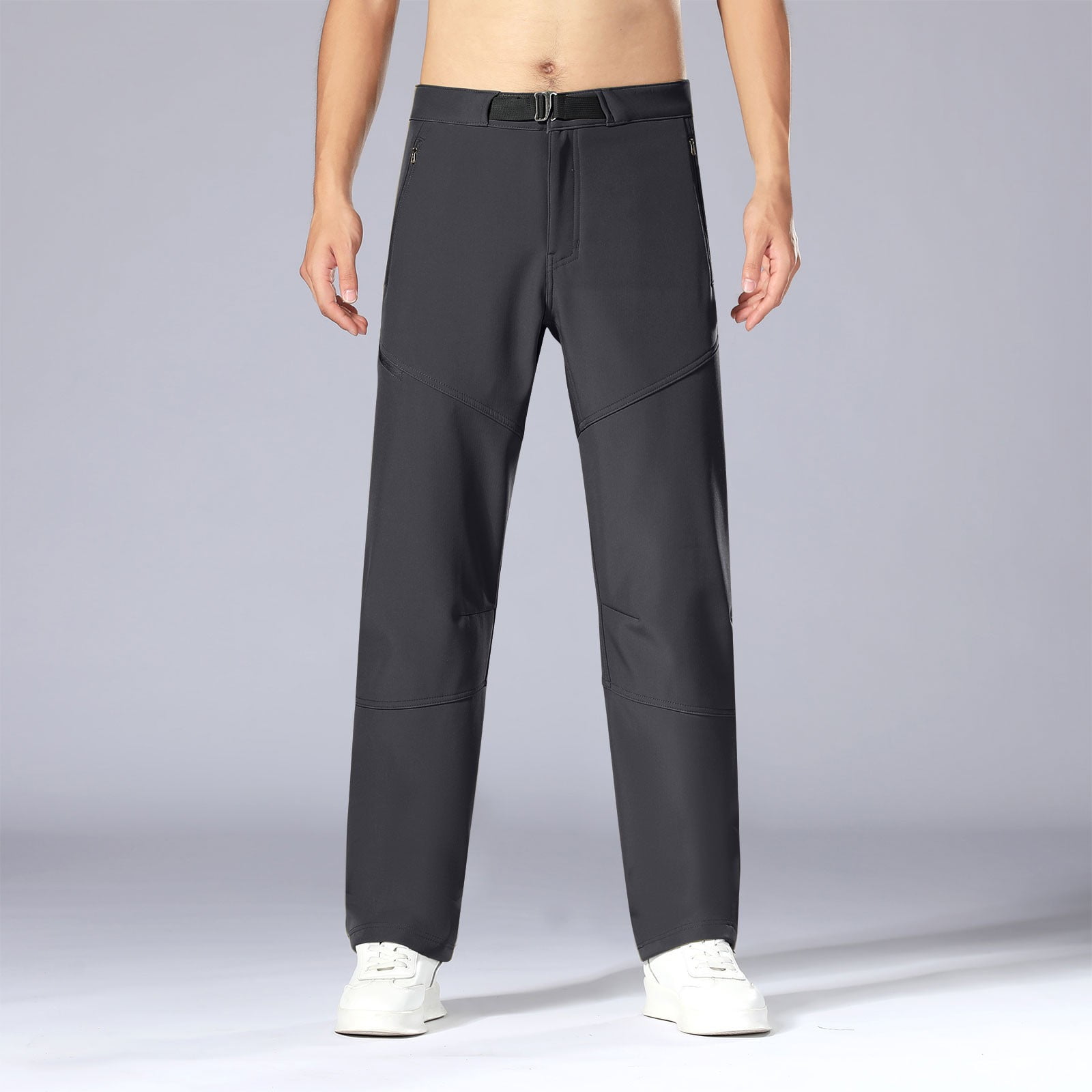 Ftwytp Men's Casual Beach Trousers linen Pants Daily Outdoor ...