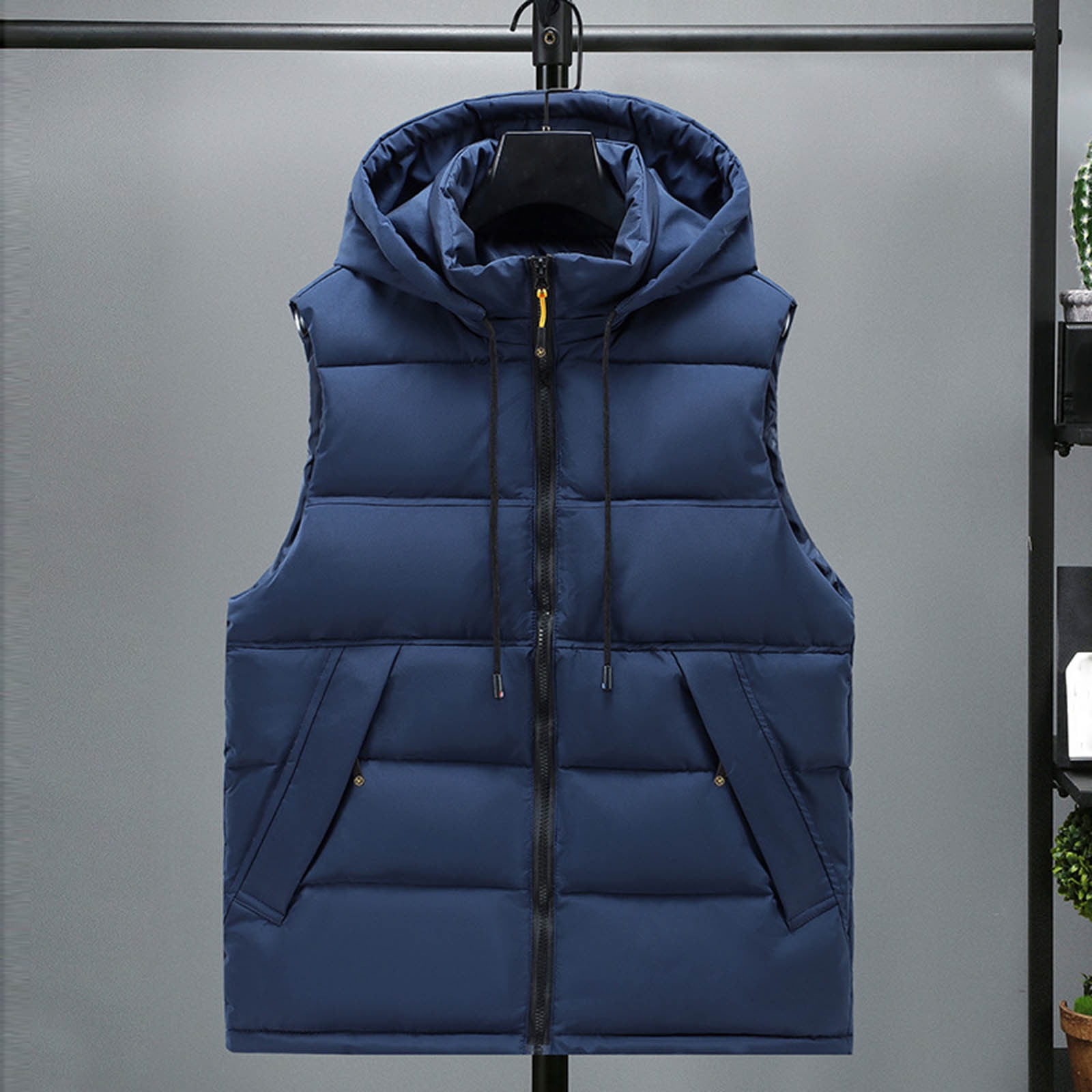 Ftwytp Womens Plus Size Sleeveless Puffer Jacket Hoodless Gilet Body ...