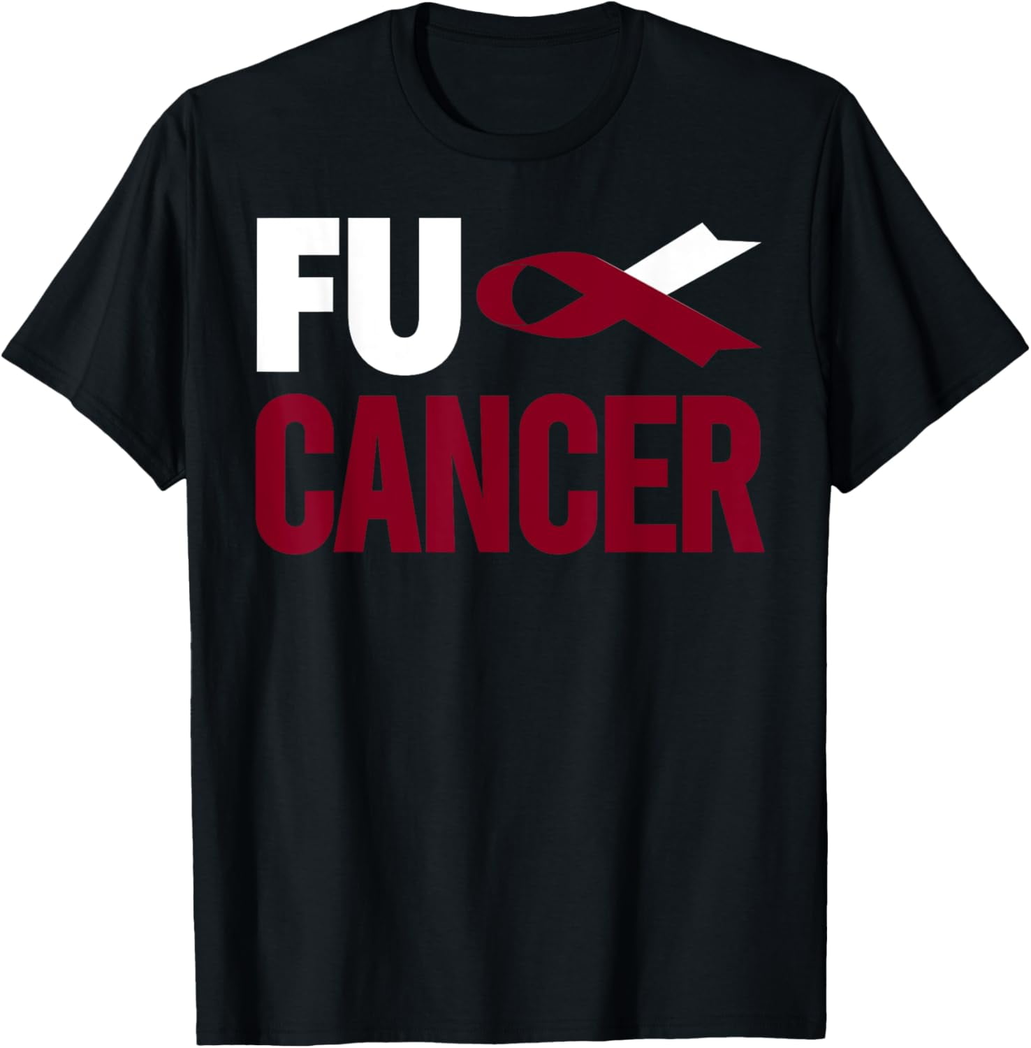 Fu Cancer T Shirt - Throat Cancer Fu Oral Head Neck Cancer T-Shirt ...