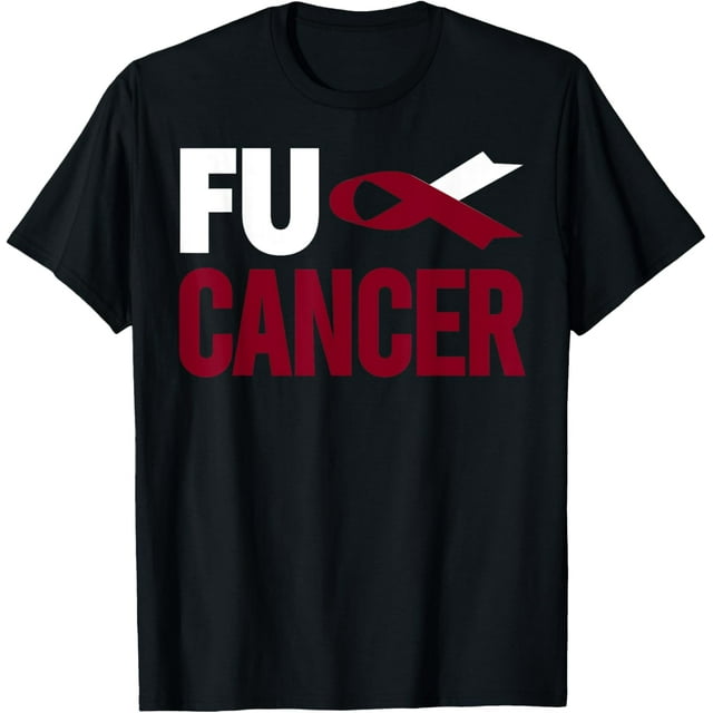 Fu Cancer T Shirt - Throat Cancer Fu Oral Head Neck Cancer T-Shirt ...
