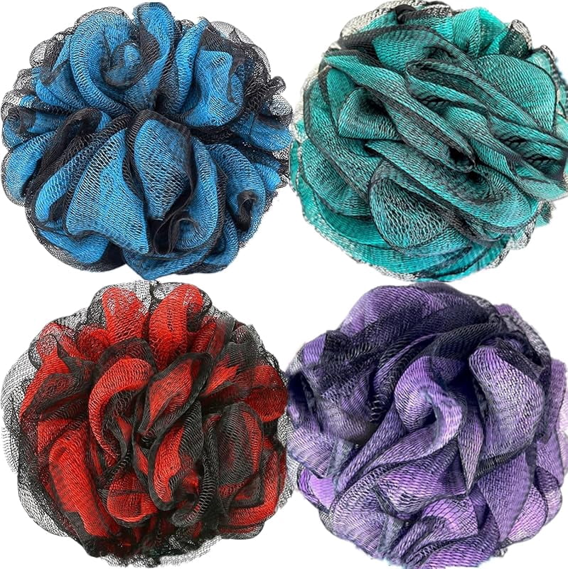 Fu Store Loofah Sponge Shower Loofahs 50g Bath Sponges Mesh Balls 4 ...