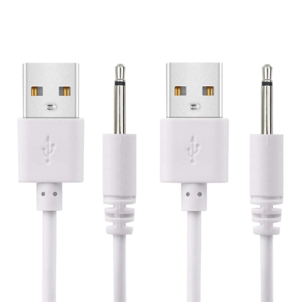 Fu1997 2 - Pack 2.7ft DC Charging Cable - USB to 2.5mm Fast Charger ...