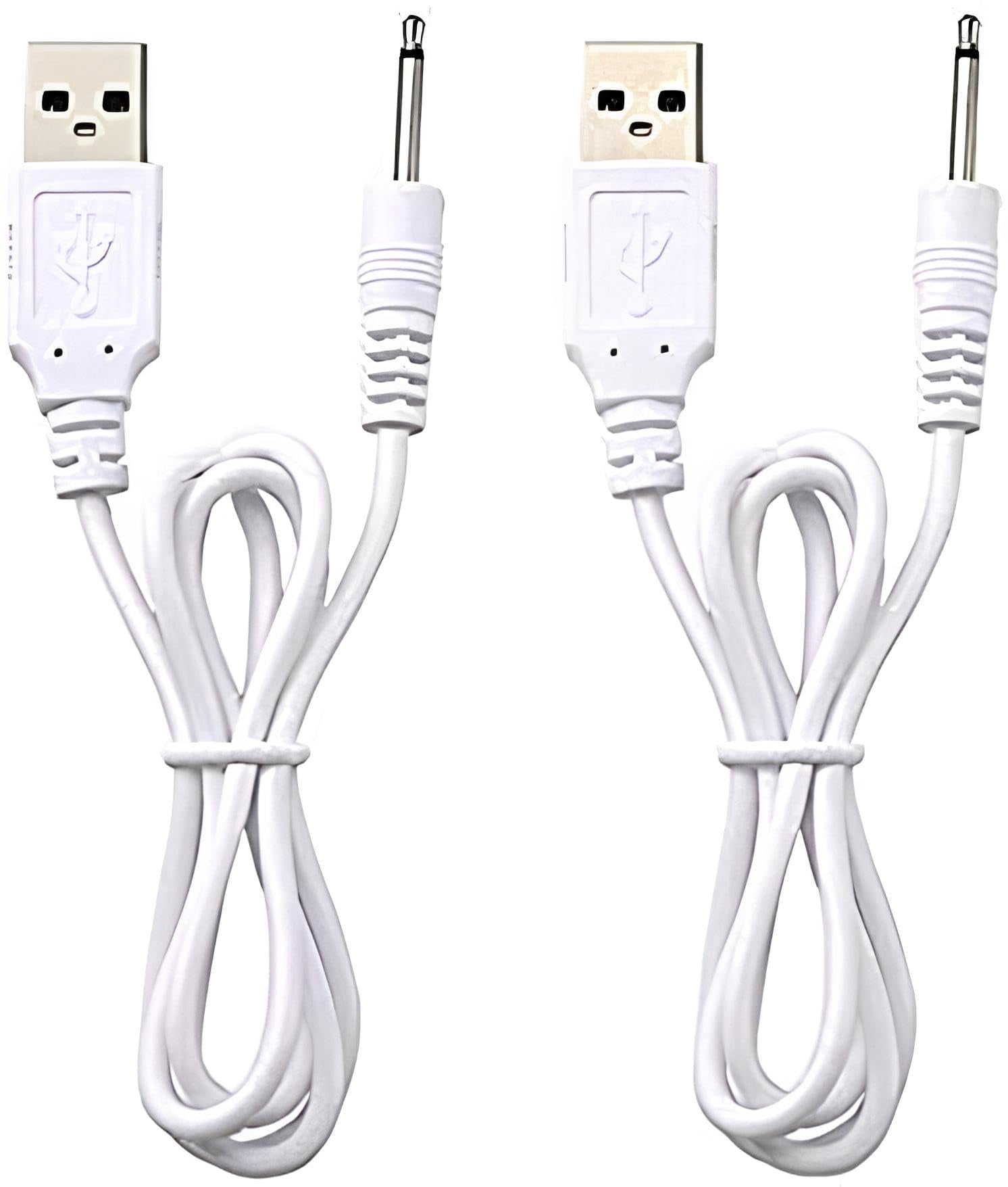 Fu1997 Massager Charger - 2 - Pack, 2.5mm DC Fast - Charging USB Cable ...