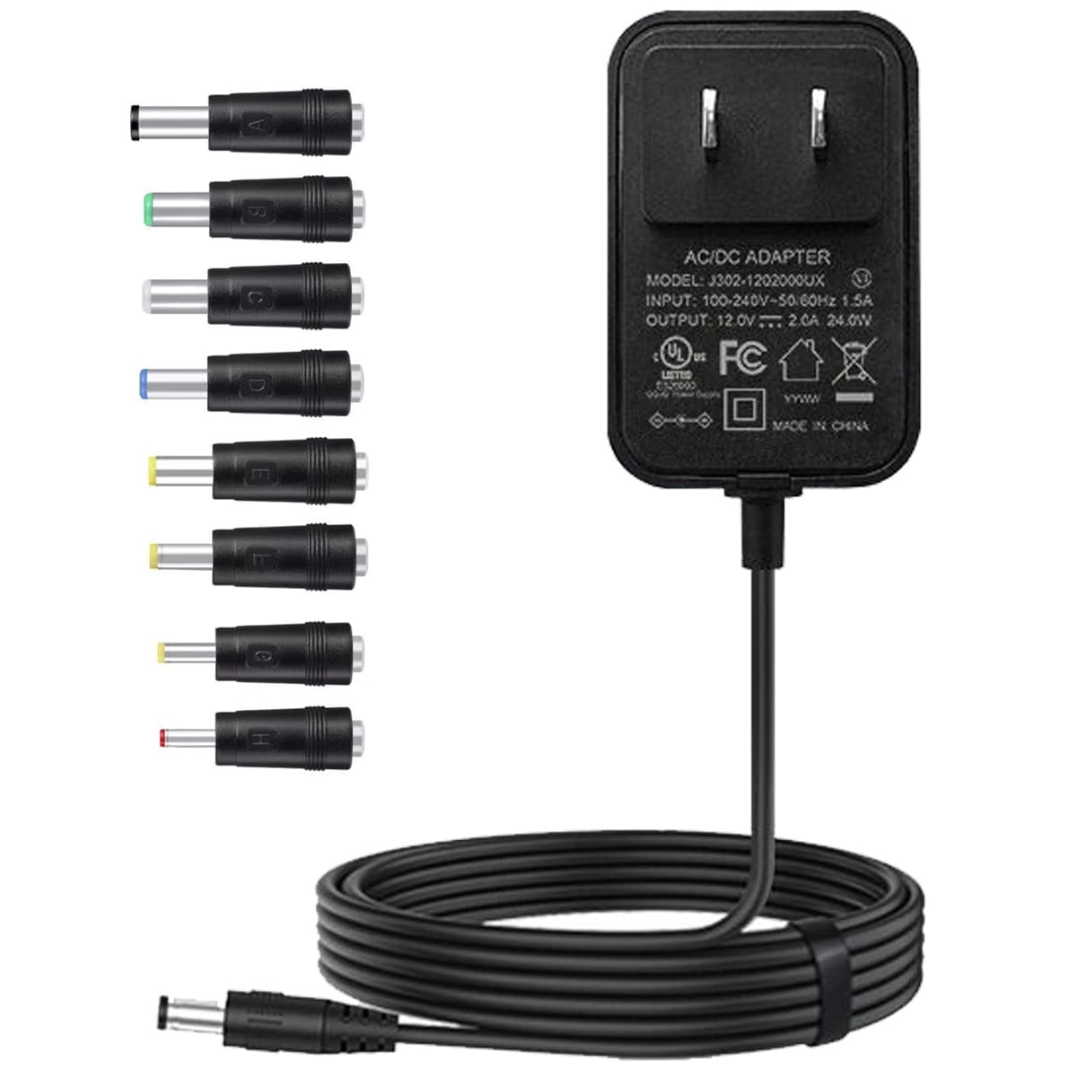 Fu1997 Universal 100 - 240V 50 - 60Hz AC Switching Transformer Adapter ...