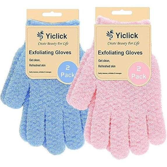 Fu997 Exfoliating Gloves,Body Scrub Exfoliator for Dead Skin Remover ...