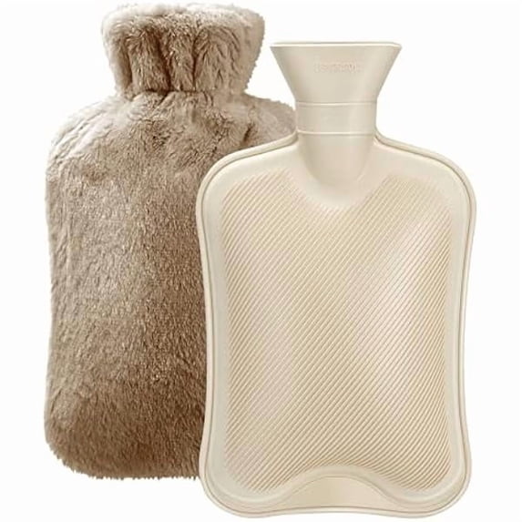 Fu997 Hot Water Bottle Rubber with Soft Cover (2 Liter) Classic Hot ...