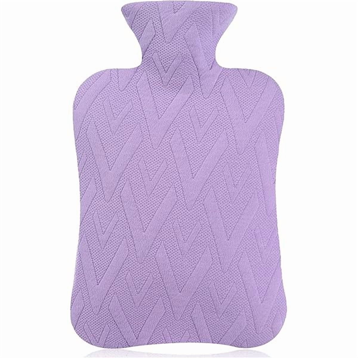 Fu997 Hot Water Bottle with Cover, 2L Hot Water Bag for Hot and Cold ...