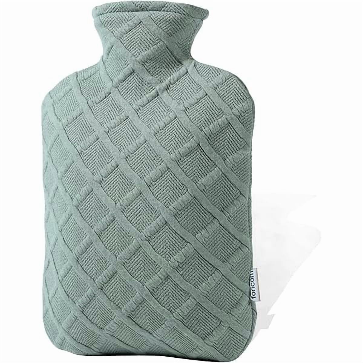 Fu997 Hot Water Bottle with Cover,Hot Water Bag for Pain Relief 2Liter ...