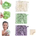 Fu997 Washcloth Loofah Combo 2-in-1 Loufee Wash Cloth That Holds Bar ...