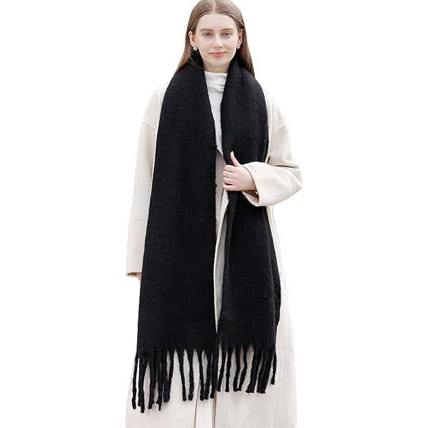 Fu997 Winter Warm Scarf Long Pashmina Extra Large Shawls and Wraps for ...