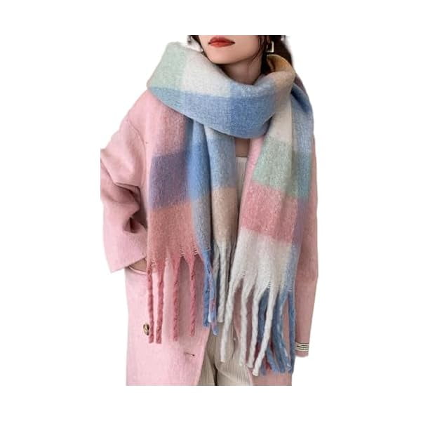 Fu997 Winter Women Warm Scarf Long Shawl Large Scarves Cold Weather ...