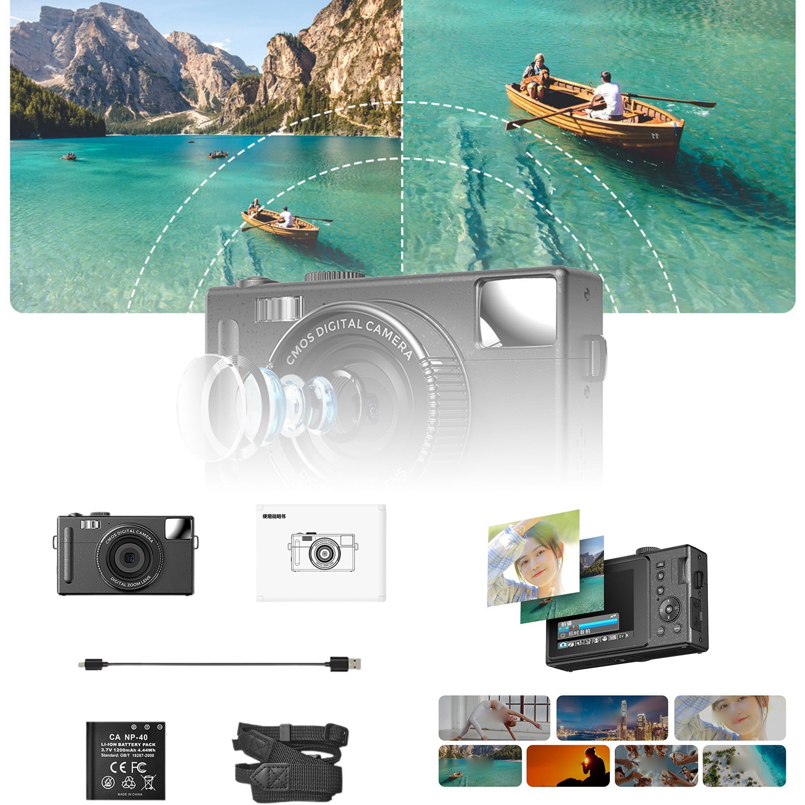 FuChenYu Cameras for Beginners 48 Million Pixel Ordinary Digital Camera ...