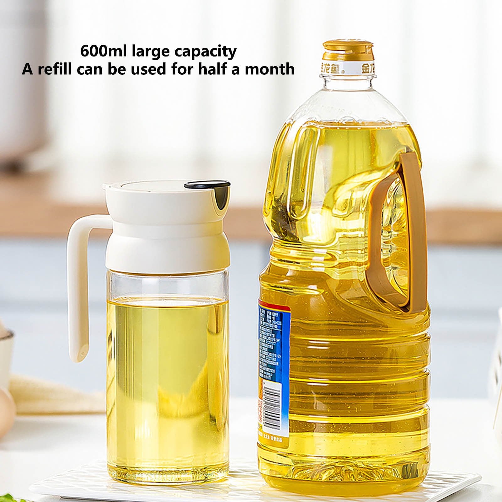 FuChenYu Cooking Light Popcorn Automatic Opening And Closing Glass Oil ...