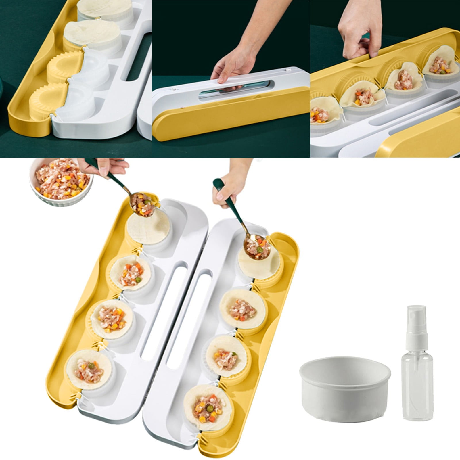 FuChenYu Meat round Chateau Bread Dumplings 8 In 1 Dumpling Automatic ...
