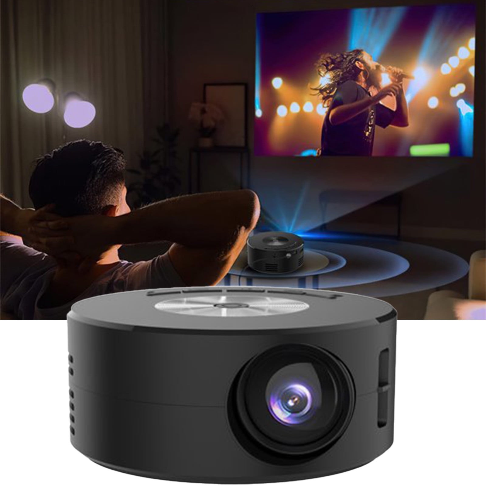 FuChenYu Movie Night Ideas Portable Screen for Projector with Stand ...