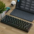 Fuchenyu Wireless Keyboard Light Up Keys Wireless Keyboard Jelly Comb