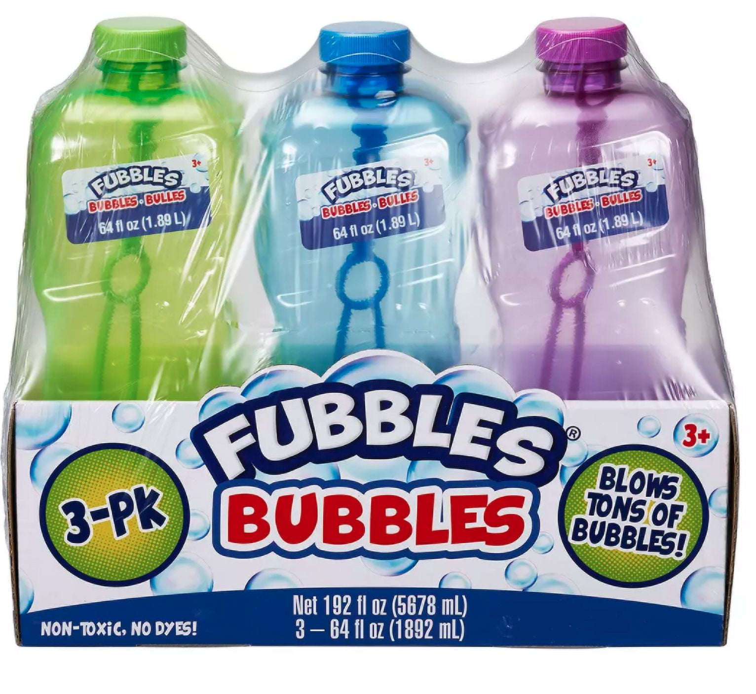 Fubbles Bubbles, 3 pk./64 oz. - Walmart.com