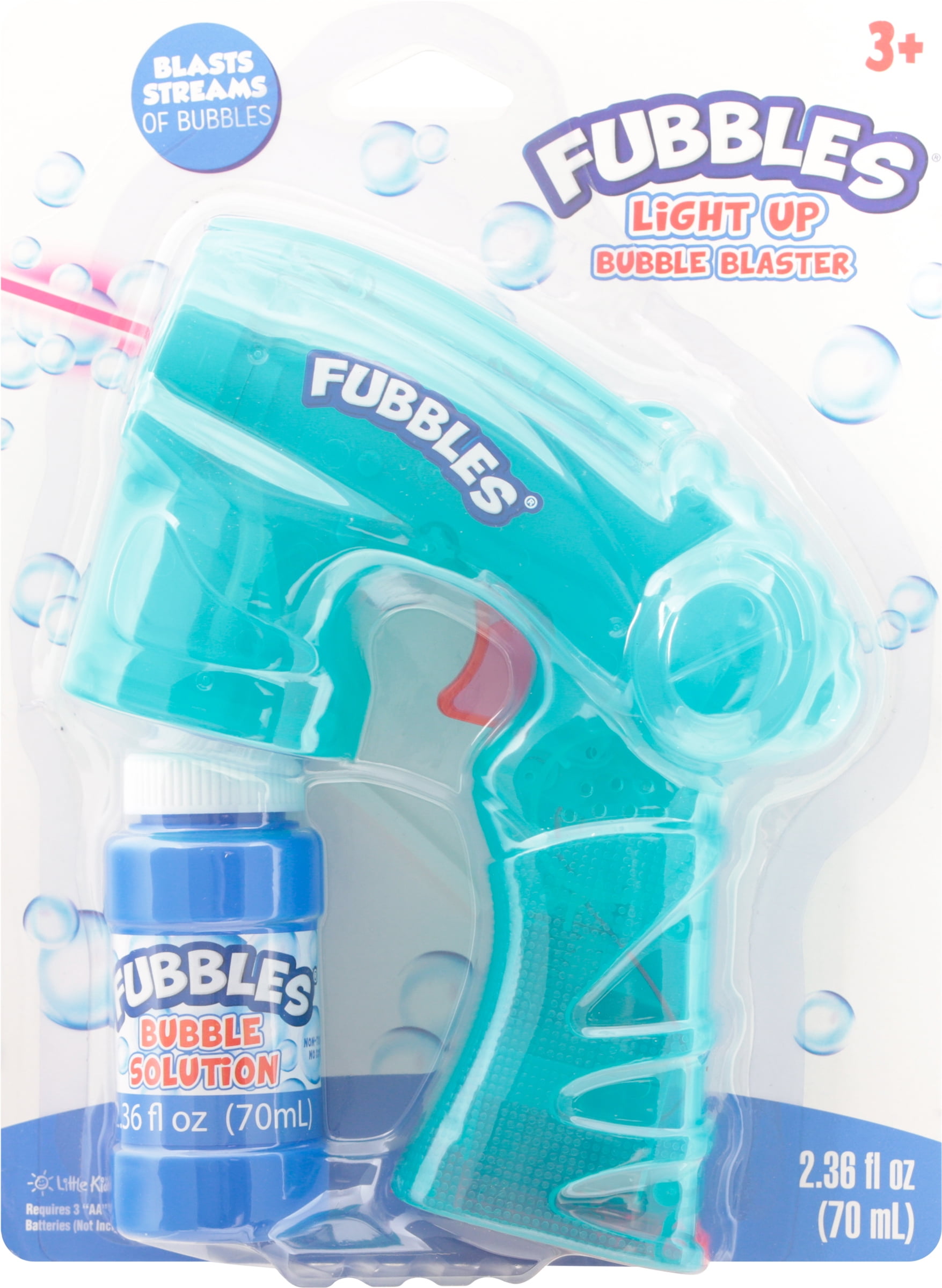 Fubbles Light Up Bubble Blaster Toy Blaster, Fun for Kids, Blower ...