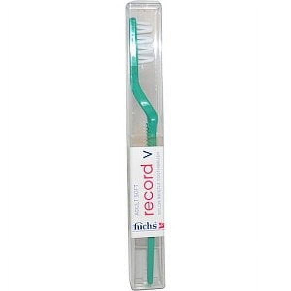Fuchs Adult Soft Record V Nylon Bristle Toothbrush - 1 Toothbrush ...