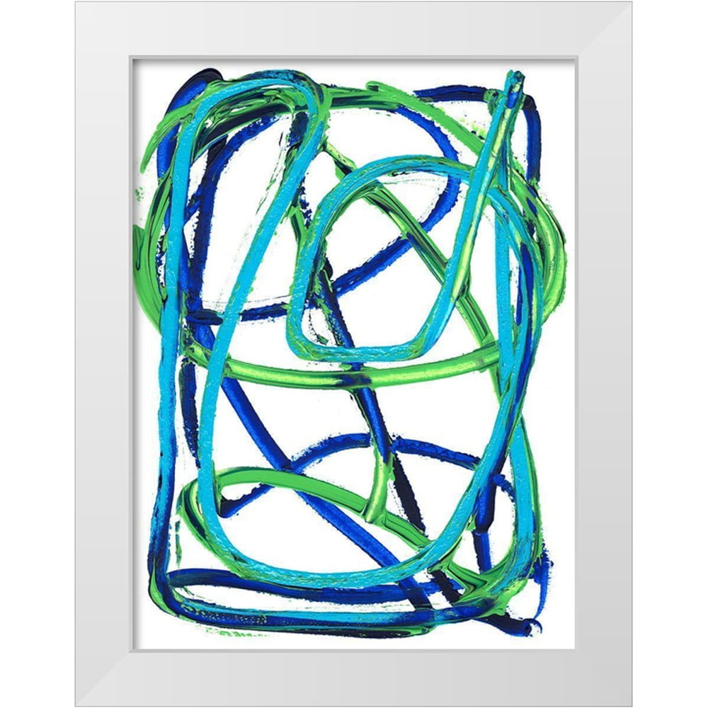 Fuchs, Jodi 12x14 White Modern Wood Framed Museum Art Print Titled ...