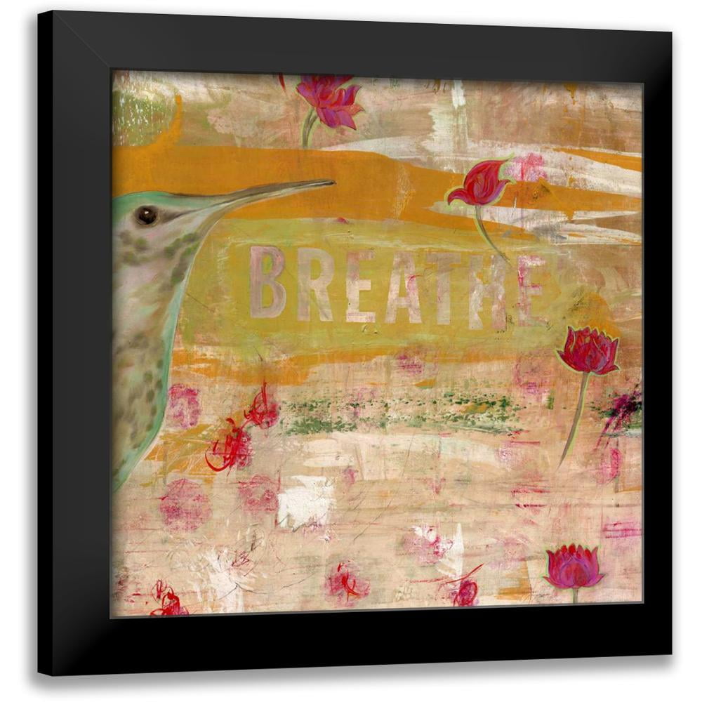 Fuchs, Jodi 15x15 Black Modern Framed Museum Art Print Titled - Breathe ...