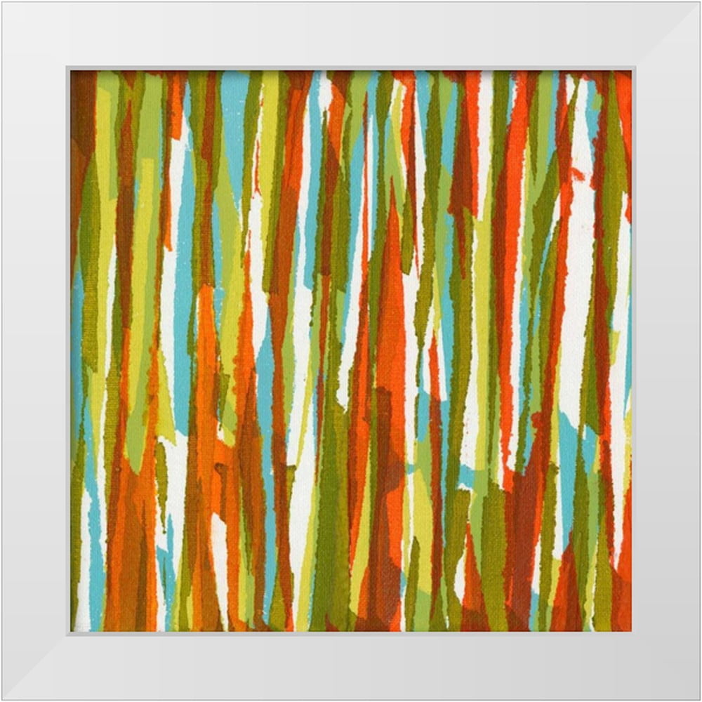 Fuchs, Jodi 15x15 White Modern Wood Framed Museum Art Print Titled - Torn IX - Walmart.com