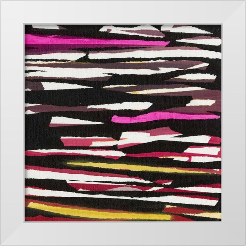 Fuchs, Jodi 15x15 White Modern Wood Framed Museum Art Print Titled - Torn I - Walmart.com