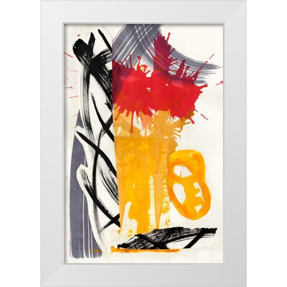 Fuchs, Jodi 17x24 White Modern Wood Framed Museum Art Print Titled ...