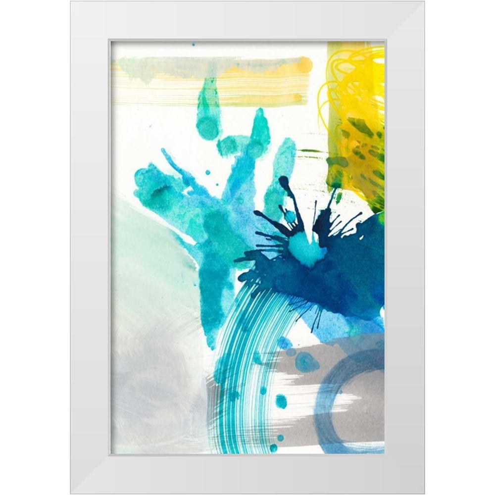 Fuchs, Jodi 17x24 White Modern Wood Framed Museum Art Print Titled - Take Off I - Walmart.com