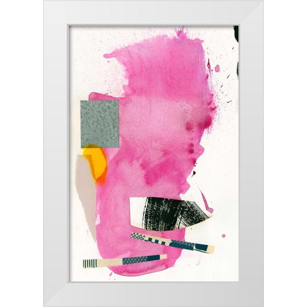 Fuchs, Jodi 23x32 White Modern Wood Framed Museum Art Print Titled - Haiku V - Walmart.com