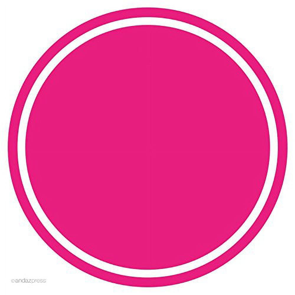 Fuchsia Solid Color Circle Gift Labels, 40-Pack - Walmart.com