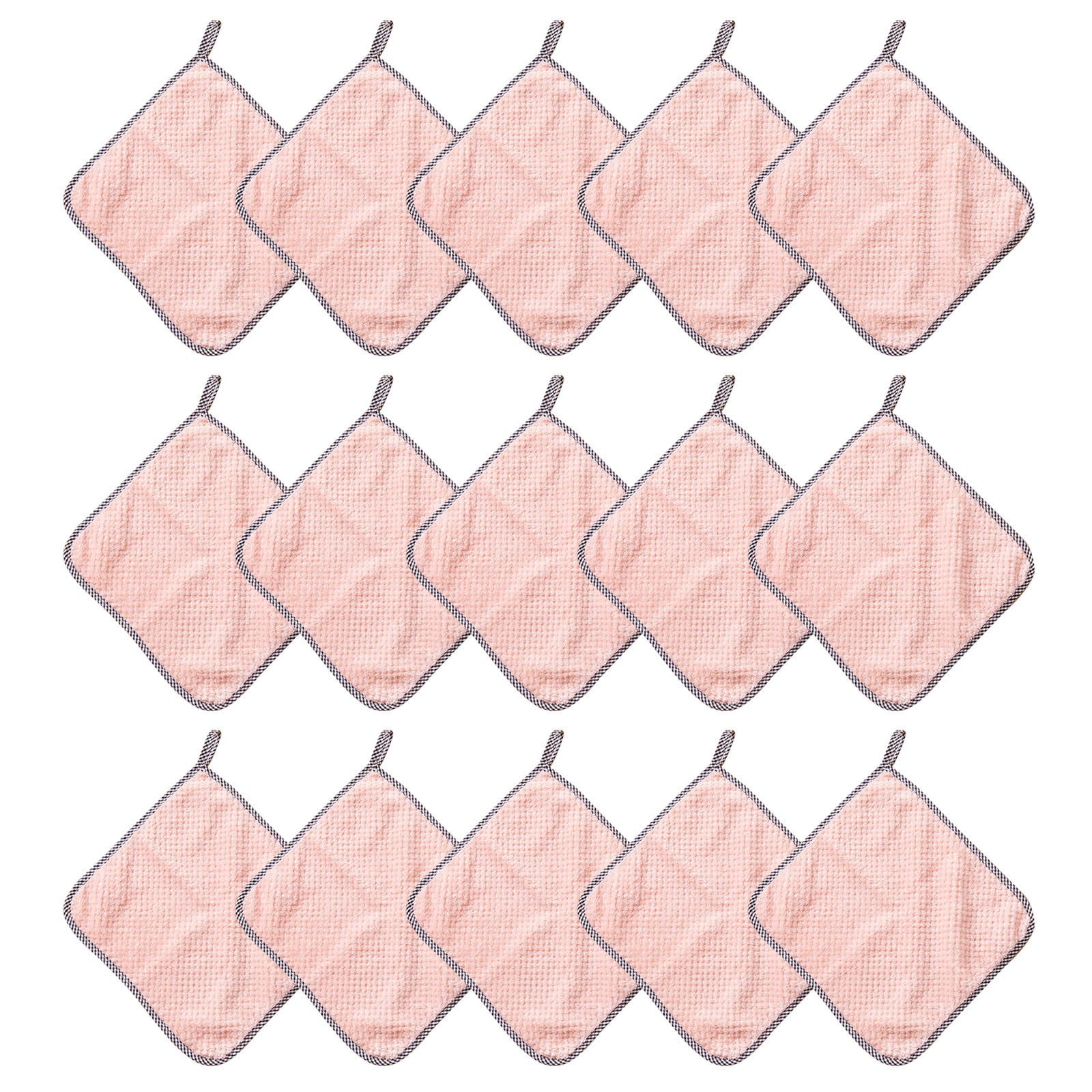 Fuderu 15Pcs Daily Rag Towel Dish Kitchen Cloth Dish Oil Cleaning Non ...