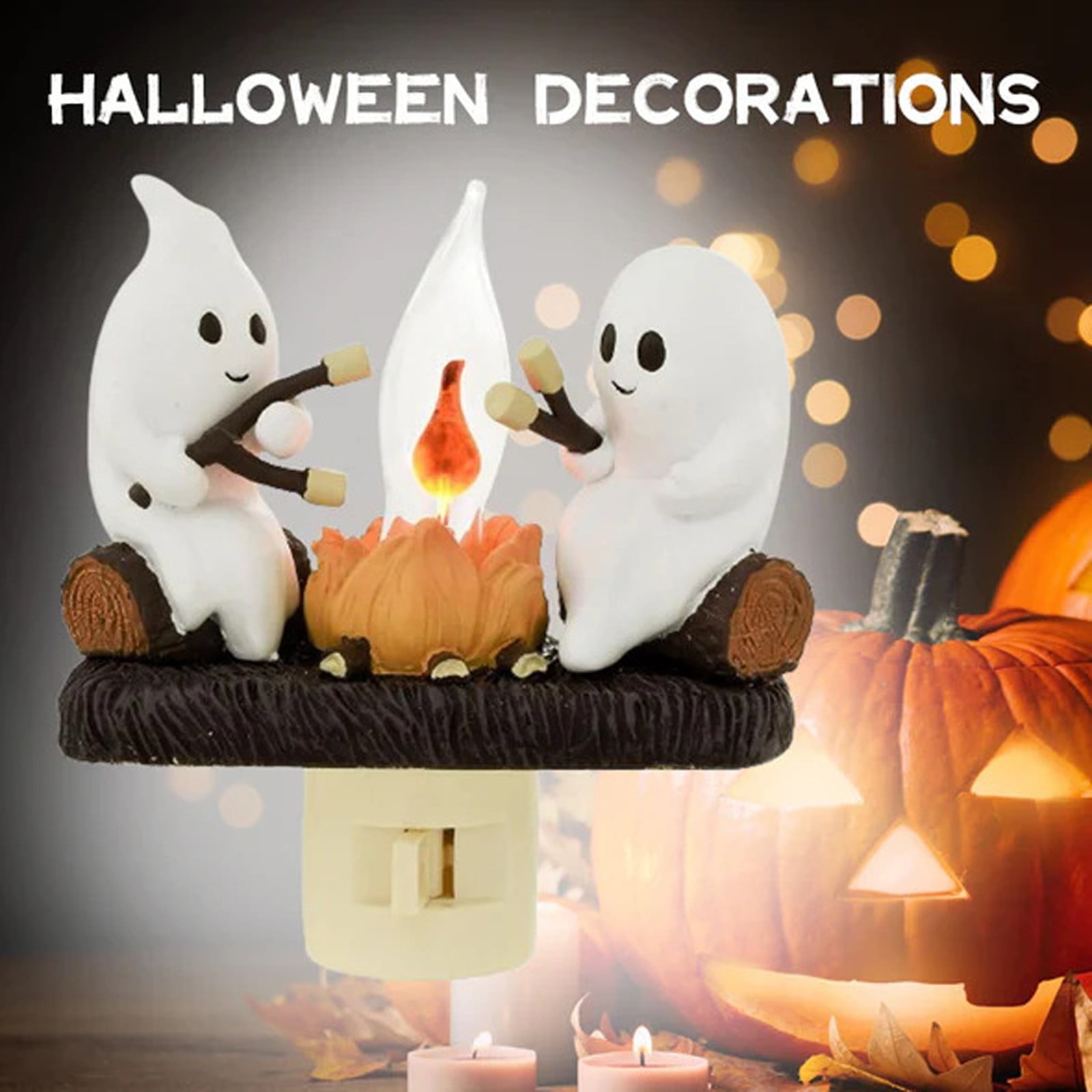 Fuderu Clearance! Halloween Ghost Bonfire Flashing Night Light ...
