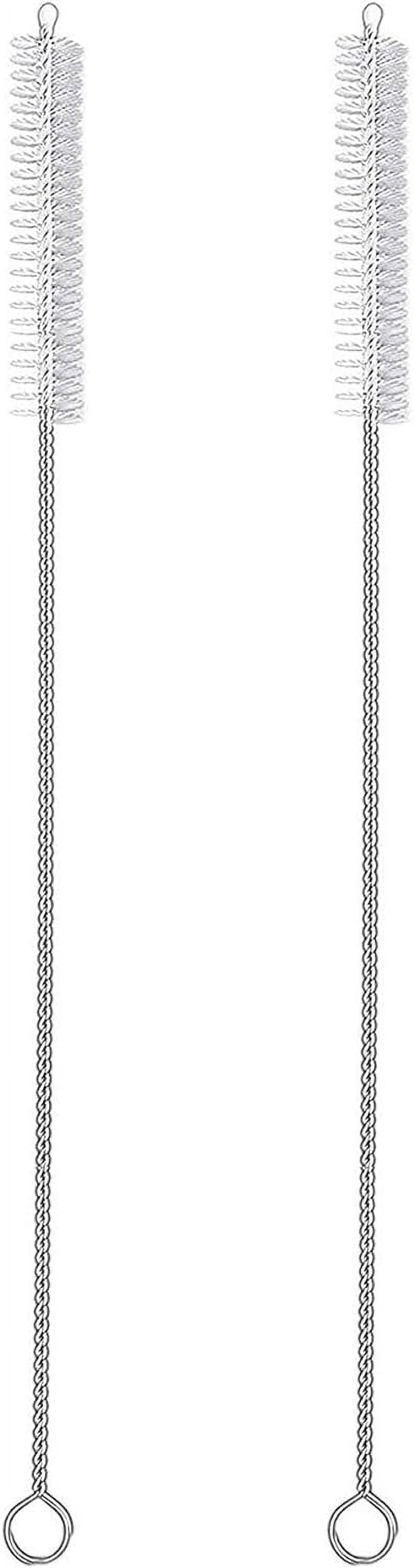 Fuebueo 2 Drinking Straw Cleaning Brush LONG - Bristle Cleaner for ...