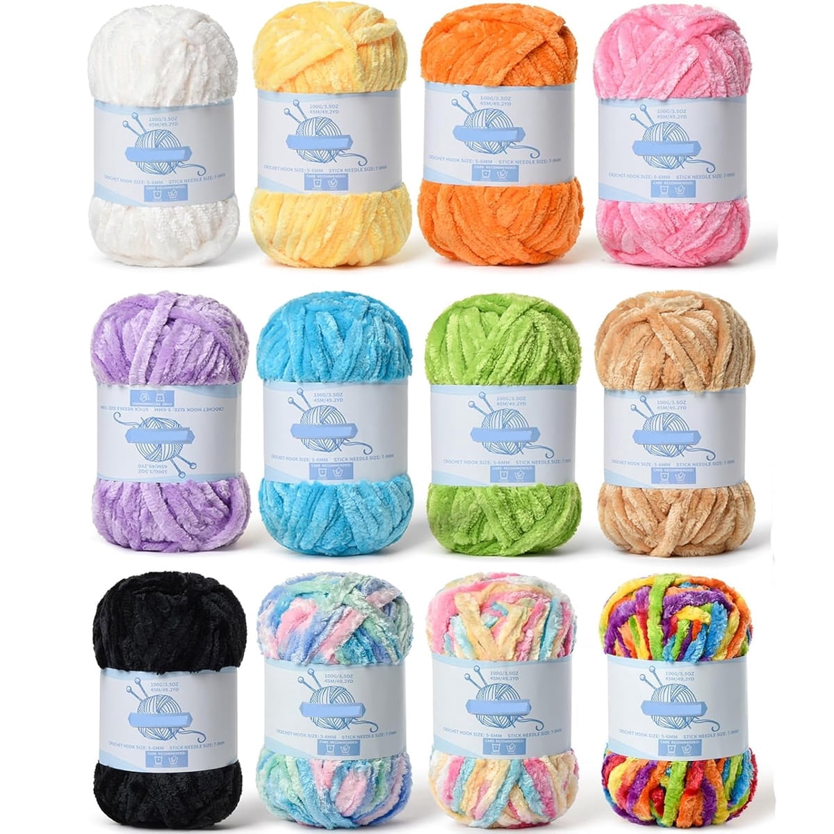 Tupukom Chunky Yarn Red,Chunky Yarn for Crocheting Super Chunky Knit ...