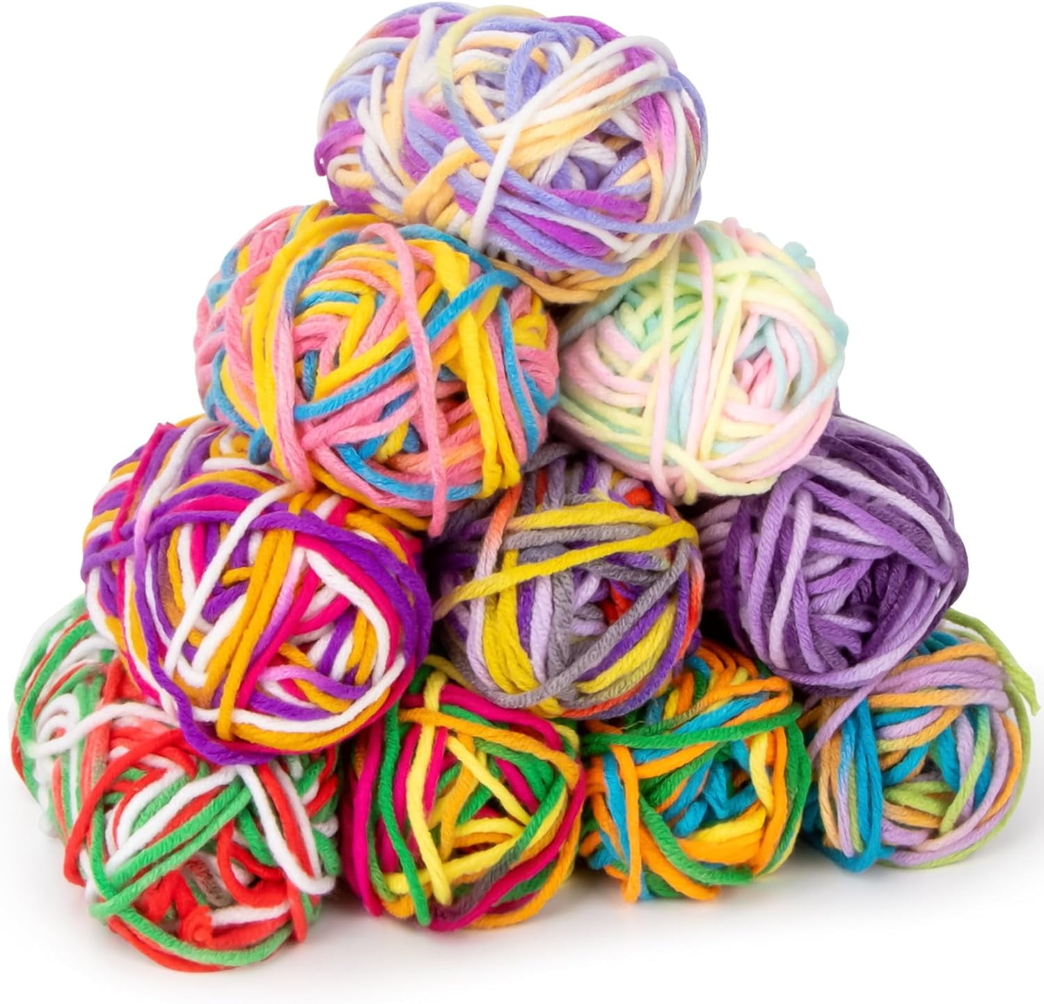 Fuebueo Clearance Crocheting Yarn,Mini Soft Crochet Yarns for Knitting ...