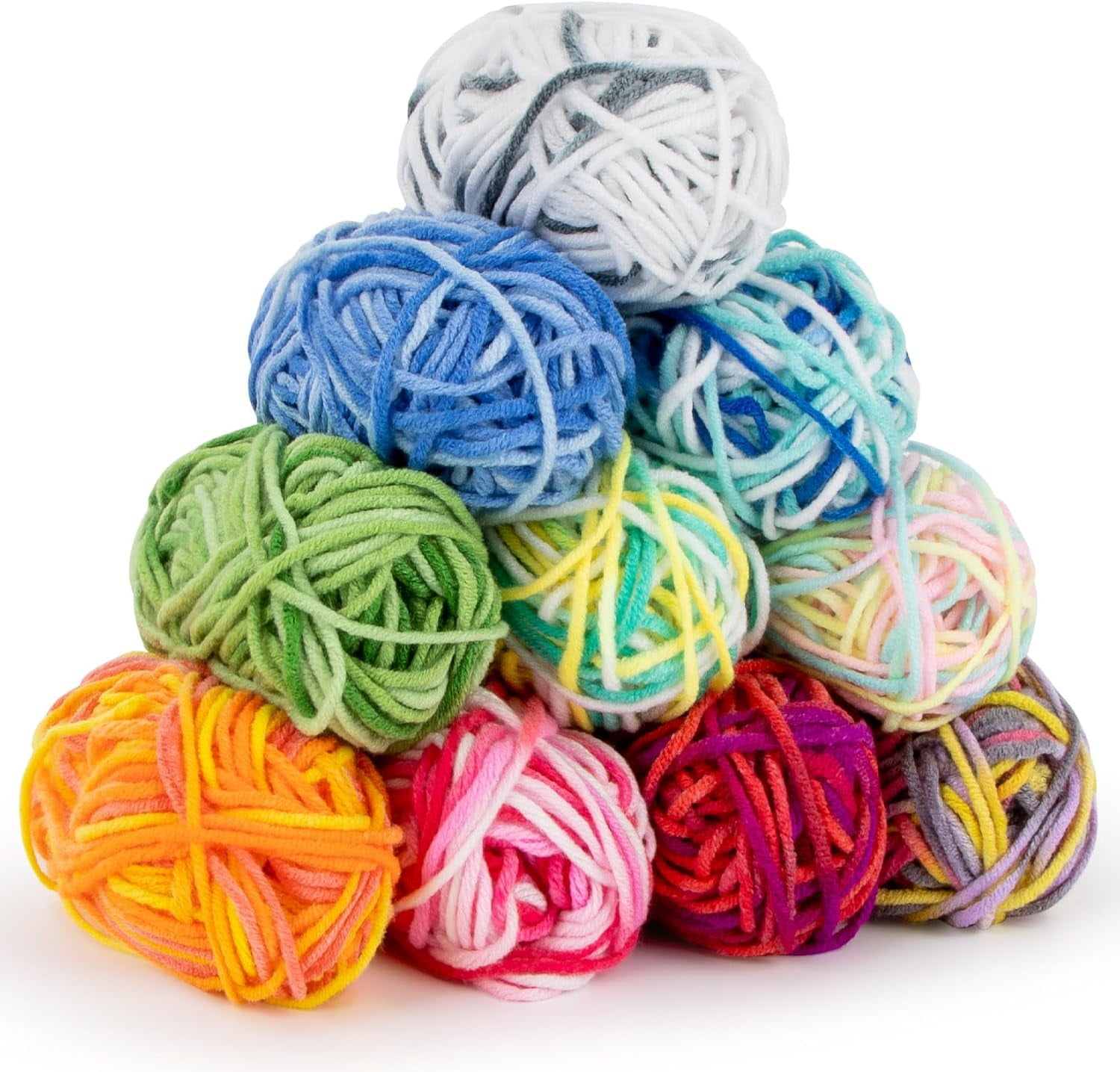Fuebueo Clearance Crocheting Yarn,yards of Soft Yarn for Crocheting and Knitting Craft Project ...
