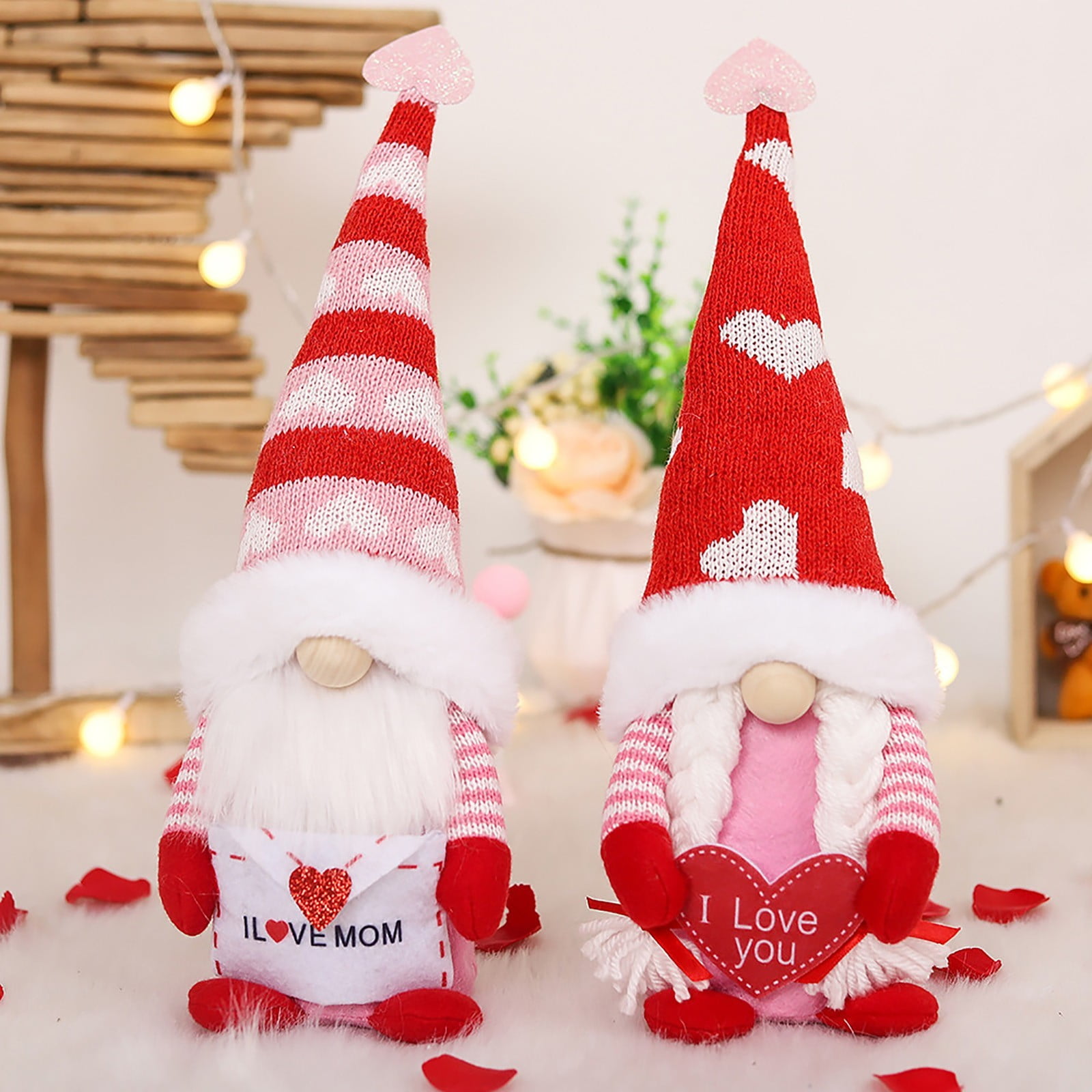 Fuebueo Clearance Valentines Day Gifts Valentine Gnomes Decorations for ...