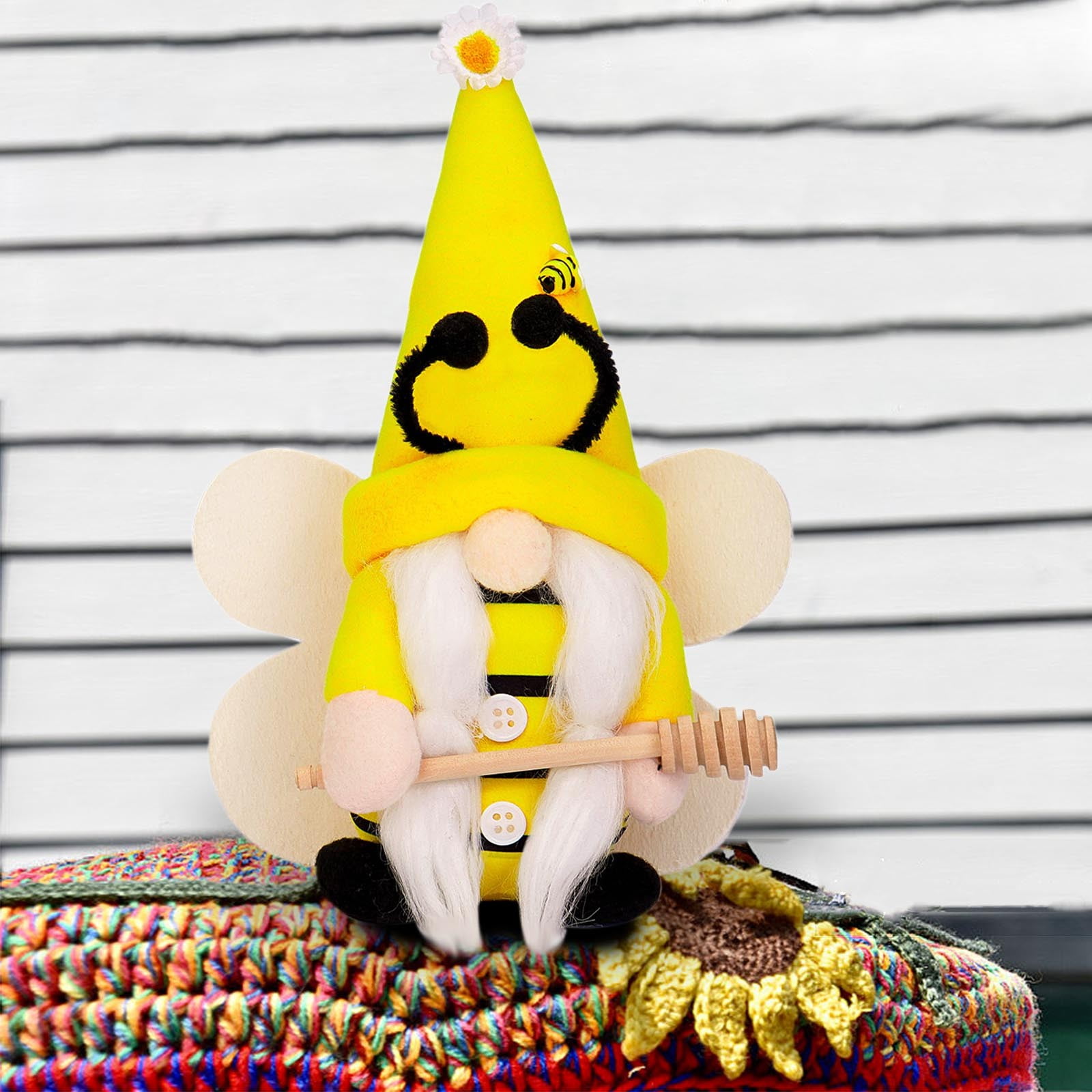 Fuebueo Gnomes Plush Clearance Bee Spring Gnomes Plushie Ornaments ...