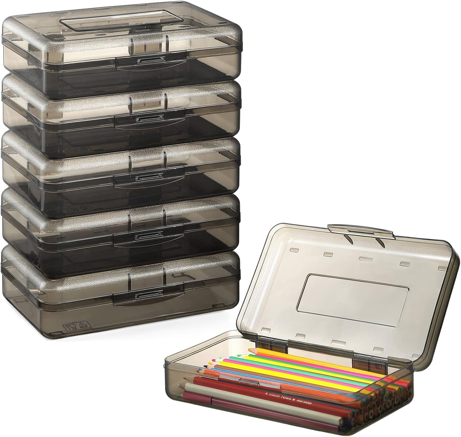 Fuebueo Office & sc+hool Supplies 2 Pack Large Craft Storage Boxes Bulk ...