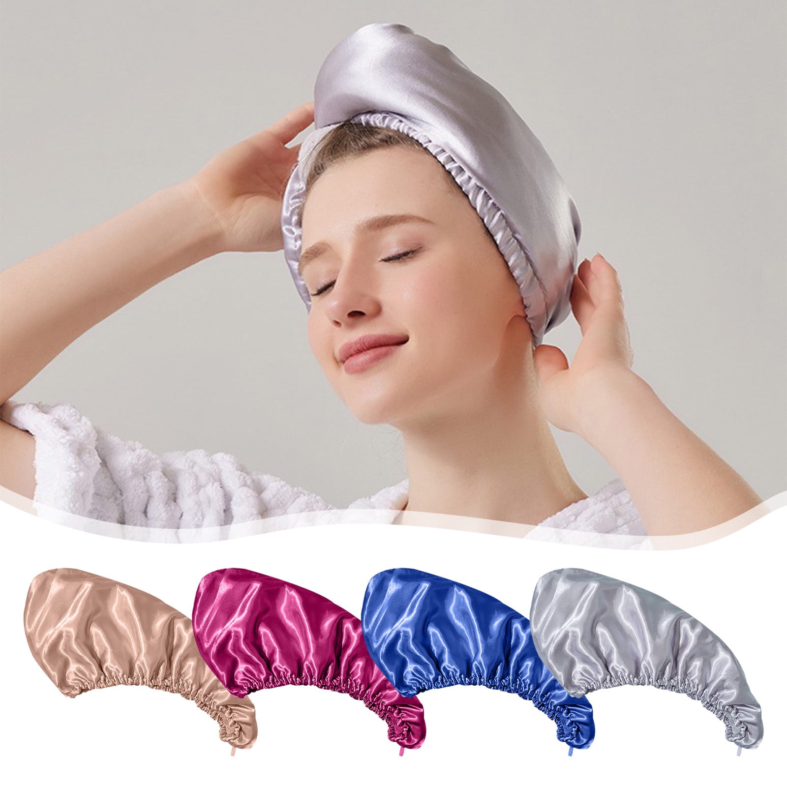 Fuebueo Shower Reusable Caps For Women Waterproof Shower Cap, Eva Hair ...