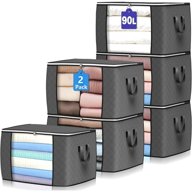 Fuebueo Storage Bags Blanket Clothes Organization and Storage ...