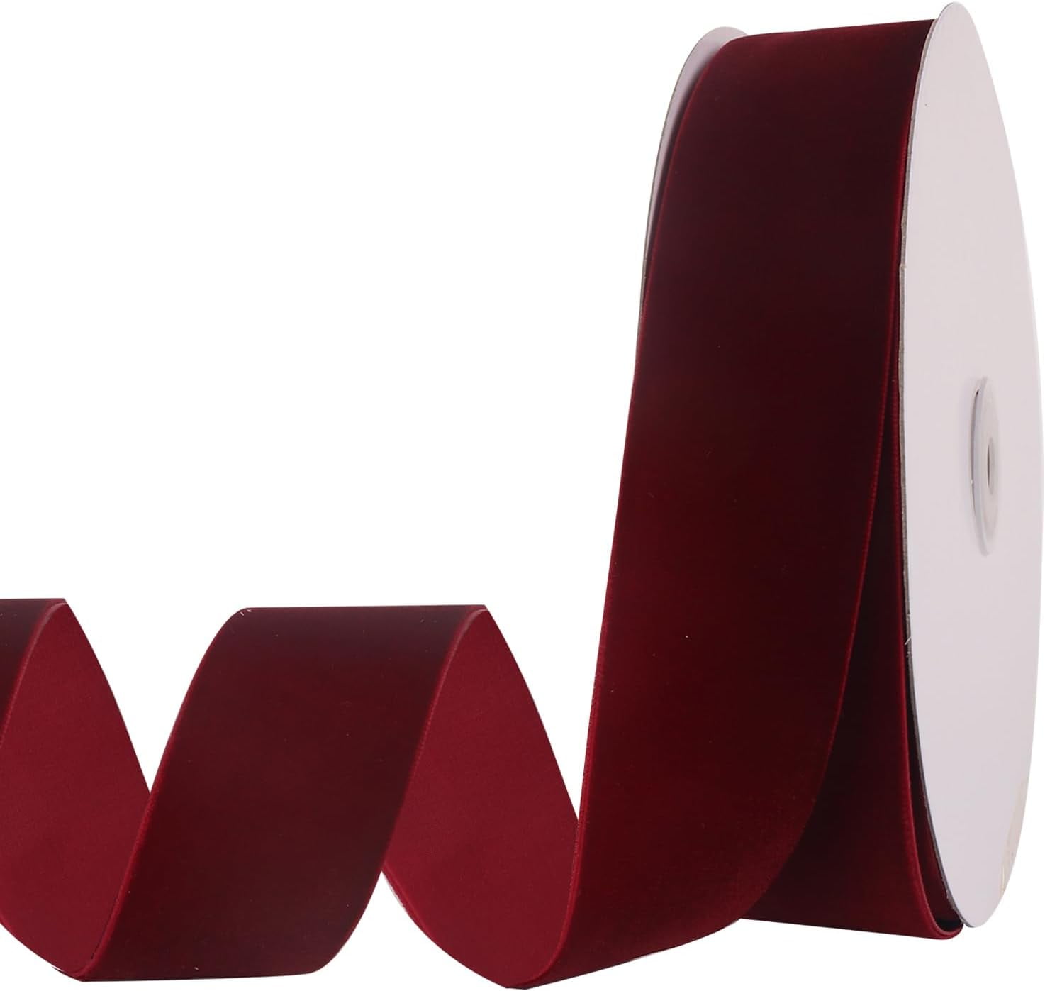 Fuebueo Velvet Ribbon Wide Single Velvet Ribbon Roll for Gift Wrapping ...