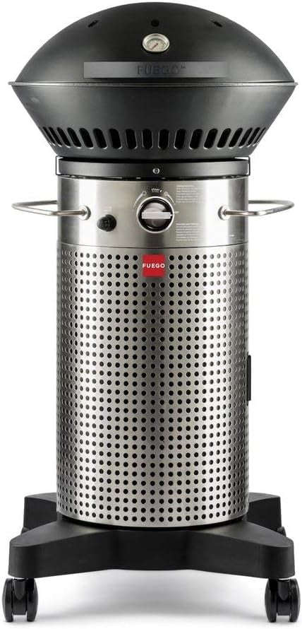 Fuego F21C-H Element Hinged Propane Gas Grill, Dark Gray - Walmart.com