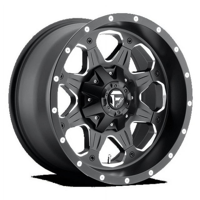 Fuel 1PC Aluminum Rim D534 BOOST 18X9in Matte Black Milled Finish ...