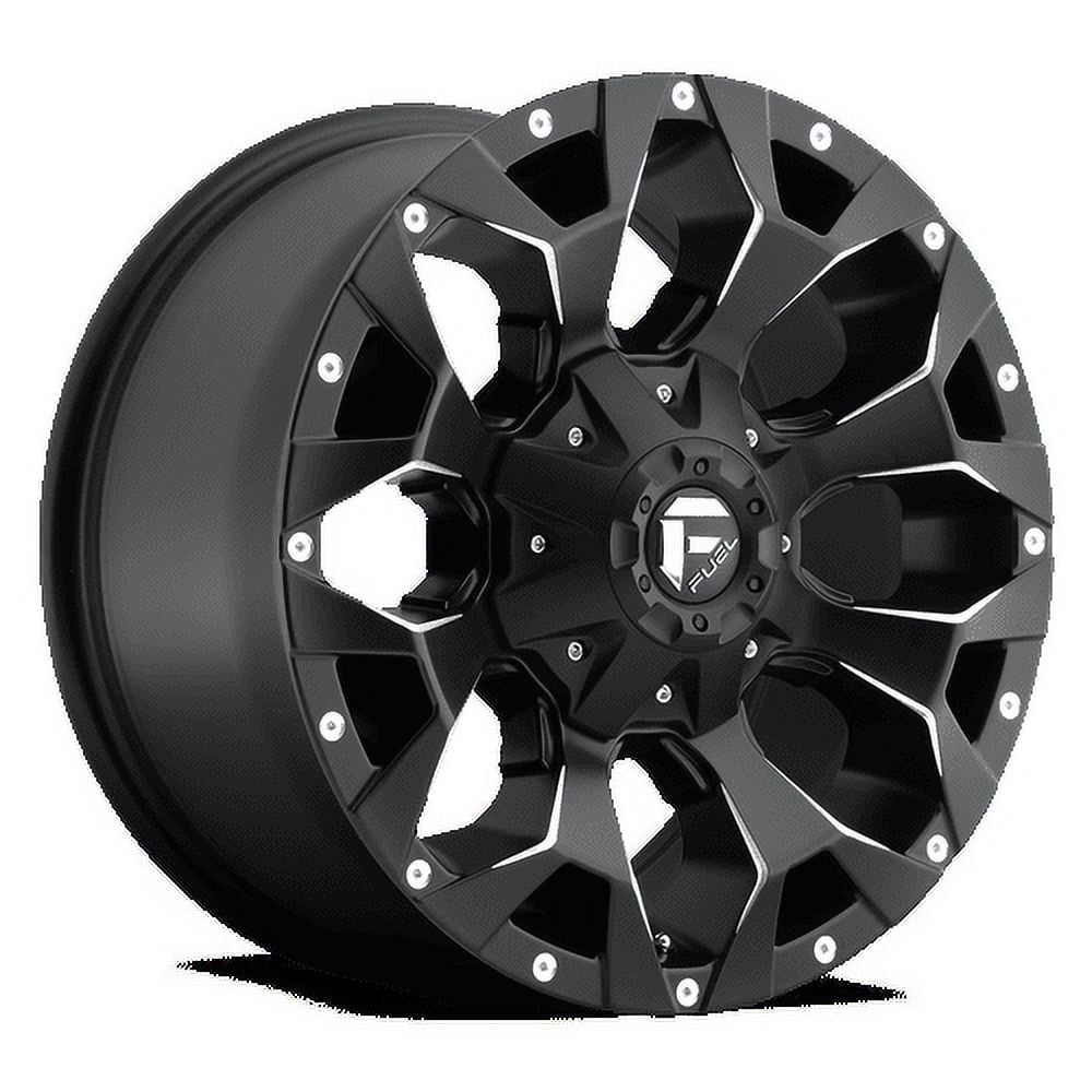 Fuel 1PC Aluminum Rim D546 ASSAULT 17X9in Matte Black Milled Finish ...