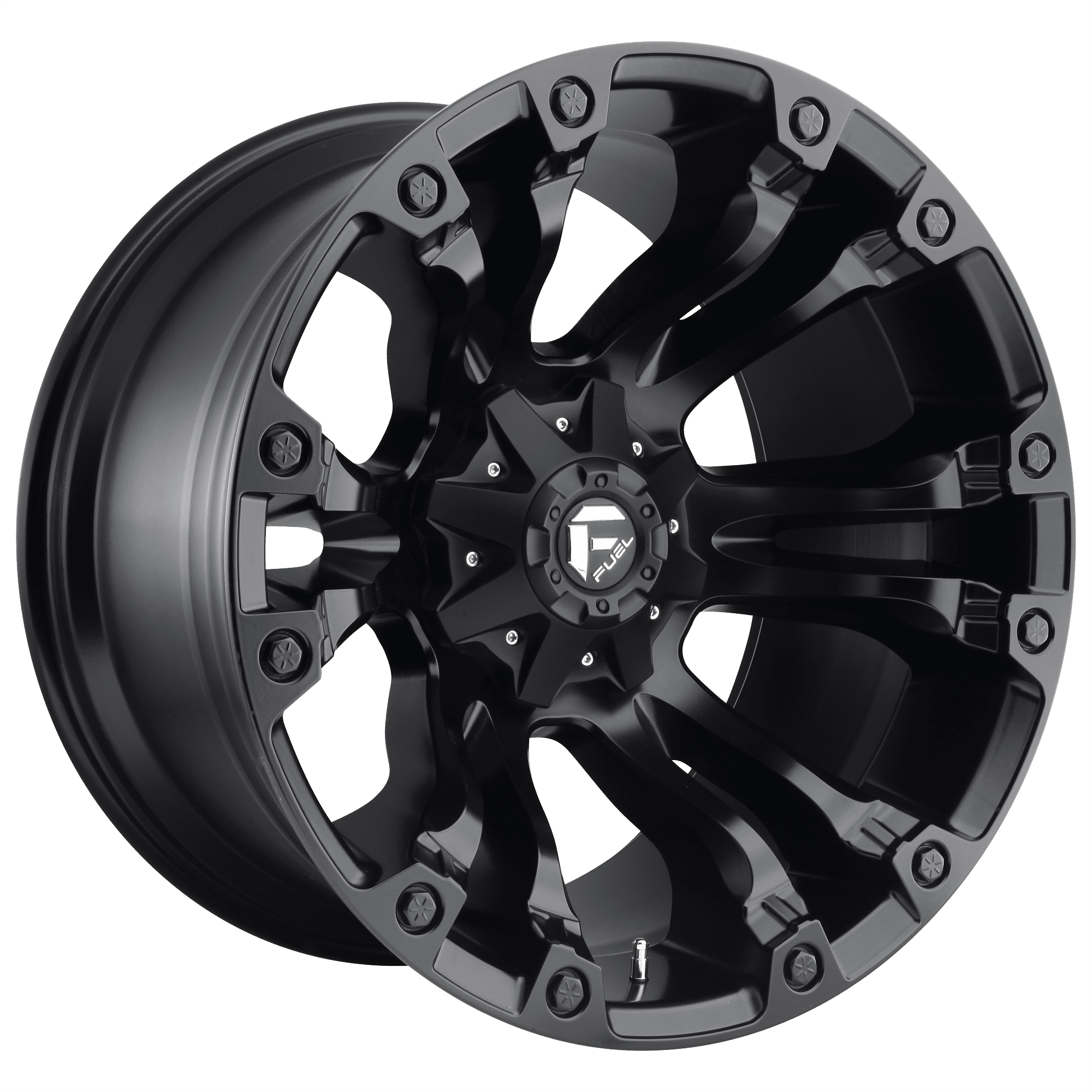 Fuel 1PC Aluminum Rim D560 VAPOR 20X10in Matte Black Finish ...