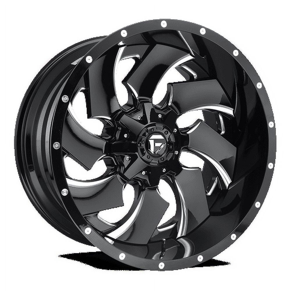 Fuel 1PC Aluminum Rim D574 CLEAVER 18X9in Gloss Black Milled Finish ...