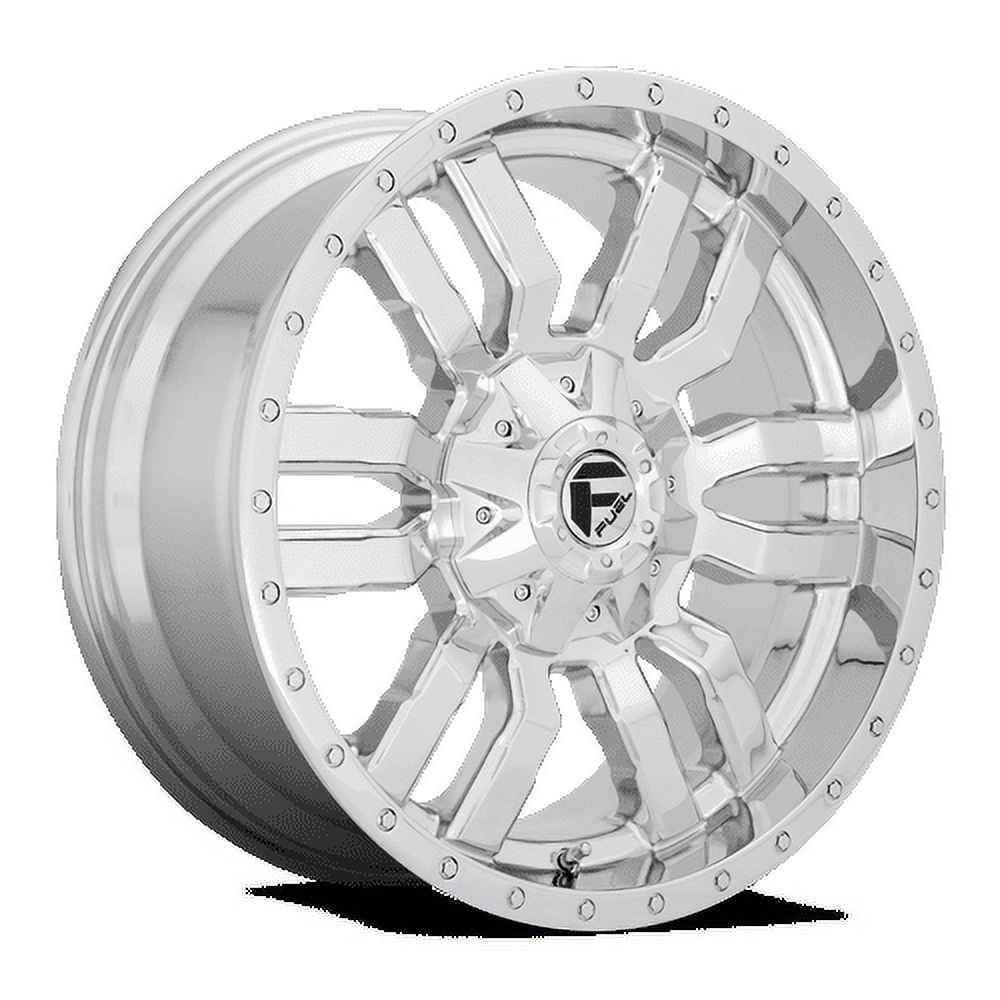 Fuel 1PC Aluminum Rim D631 SLEDGE 20X9in Chrome Plated Finish ...
