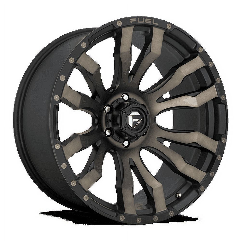 Fuel 1PC Aluminum Rim D674 BLITZ 17X9in Matte Black Double Dark Tint ...